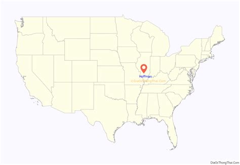 Map Of Hoffman Village Illinois Thong Thai Real