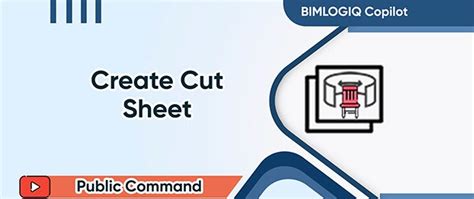 Create Cut Sheet Bimlogiq
