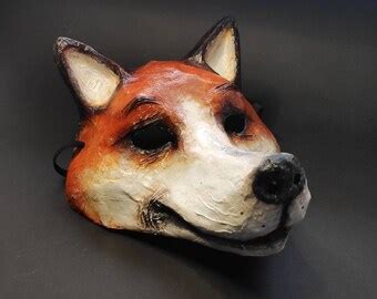 Scary Fox Mask Etsy