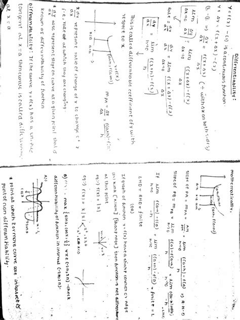 differentiability pdf