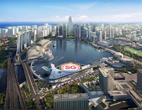Ns Square At Marina Bay To Be Completed By 2027 Pedestrian Path Facing The Float Closed