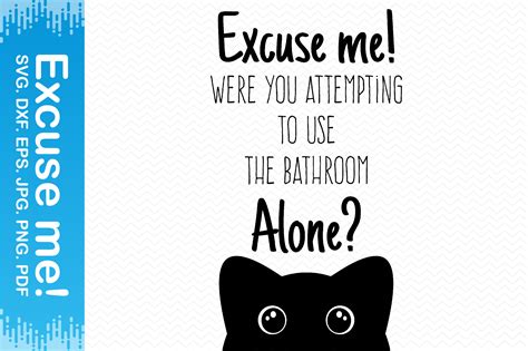 Excuse Me Where You Attempting Clipart Graphic By Blueflex · Creative