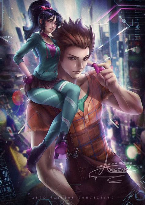 Axsens Disney Vanellope Ralph Disney Cartoons Wreck It Ralph