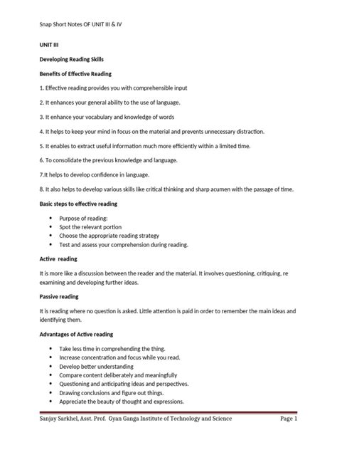 Reading Writing Skills Pdf Essays Human Communication