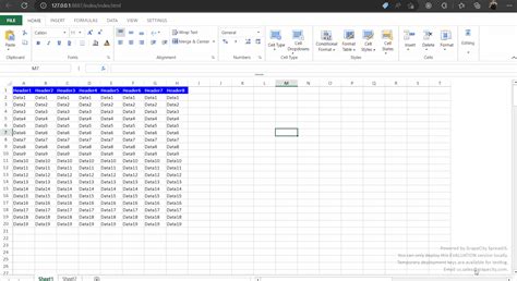 Designating A Header Row Spreadjs Spreadjs Mescius Forums
