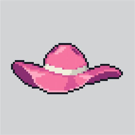 Pixel Art Illustration Woman Hat Pixelated Beauty Hat Beauty Woman Hat Pixelated For The Pixel