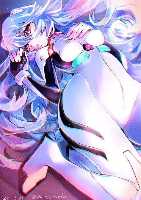 Bodysuit Rebuild Of Evangelion Ayanami Rei Fan Art Neon Genesis