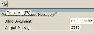Process Billing Document Output By ABAP Code
