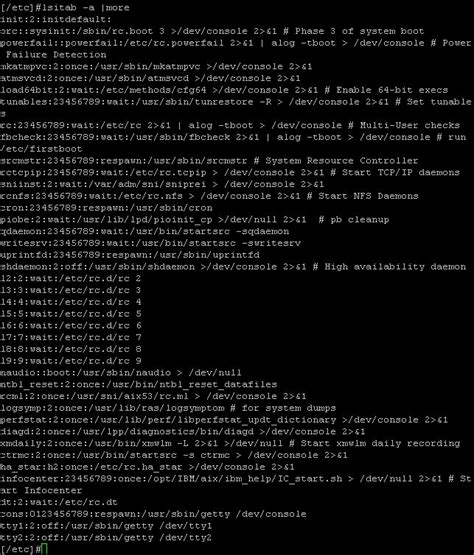Partner Techtip Secure Your Aix Inittab Mc Press Online