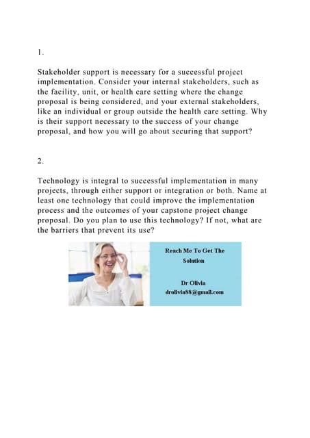 1stakeholder Support Is Necessary For A Successful Project Impldocx