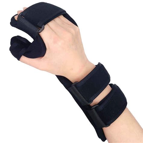Soft Functional Resting Hand Splint For Flexion Contractures Stroke Hand Brace Large Left