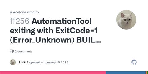 Automationtool Exiting With Exitcode1 Errorunknown Build Failed