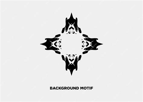 Premium Vector Illustration Motif Flower Symmetrical