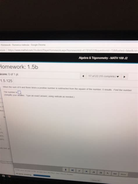 Solved When The Sum Of N And Three Times A Positive Number