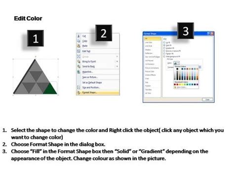 PowerPoint Slide Strategy Triangle Process Ppt Template