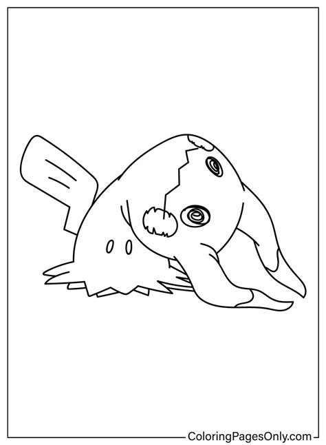 20 Mimikyu Coloring Pages Free Printable Pdf And Online Coloring