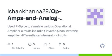 GitHub Ishankhanna Op Amps And Analog Circuit Simulation Used P