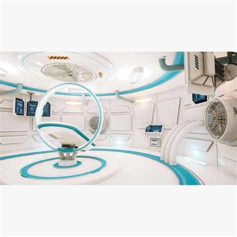 Sci Fi Lab Research Environment Kitbash 3d Model Download Sci Fi On