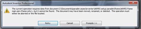 Inventor 2018 Cannot Save Later Version Document Moved Renamed Or Deleted Autodesk Community