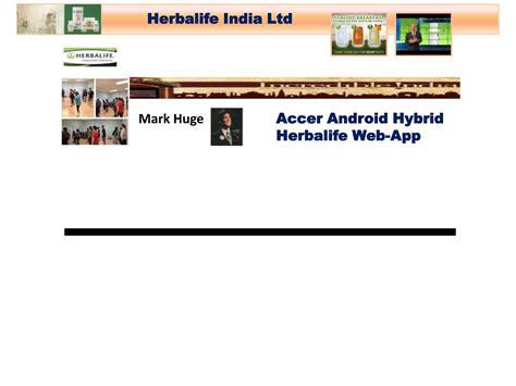 Accer Herbalife Android Web Application Ppt