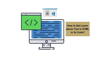 How To Get Lorem Ipsum Text In Html In Vs Code Lipsum Hub