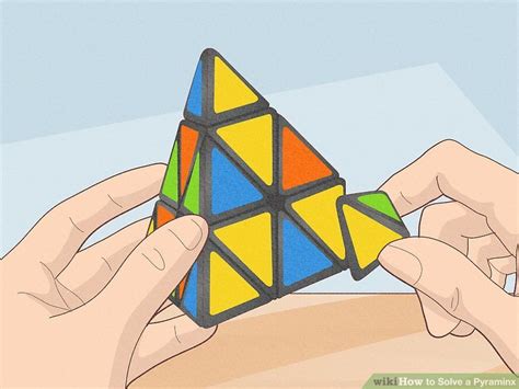 how to solve a pyraminx 7 steps with pictures wikihow