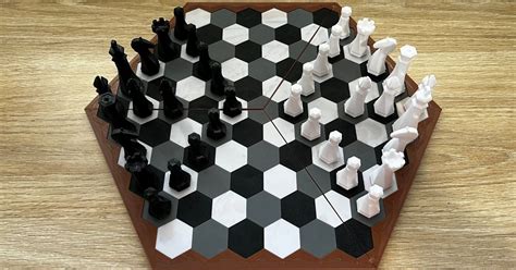 Hexagonal Chess Board by John Valavanis | Download free STL model ...