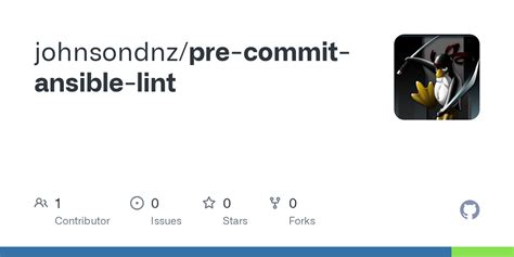 github johnsondnz pre commit ansible lint