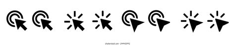 cursor mouse pointer icon vector illustration stock vector royalty