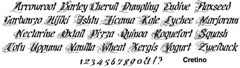 Bowfin Printworks Script Font Identification Elegant Elaborate Ornate Script Type Samples