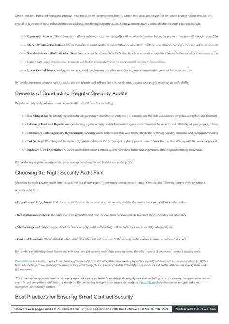 Ppt Smart Contract Security Audits Are Crucial For The Success Of Your Project Powerpoint