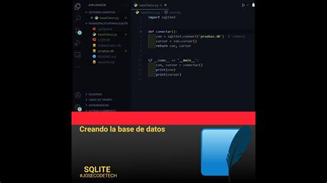 03 Conexion A Base Datos Sqlite Youtube