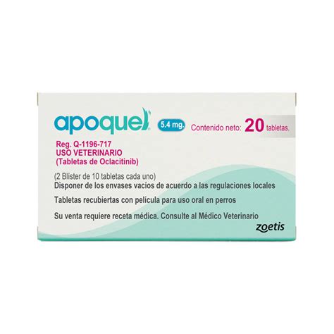 Apoquel 54mg 20 Tabletas Veterinariaellobo