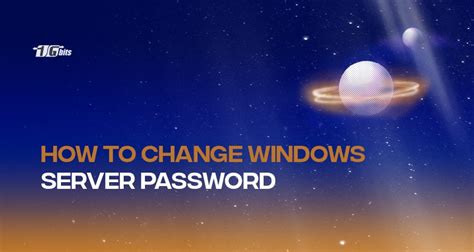 How To Change The Windows Server Password