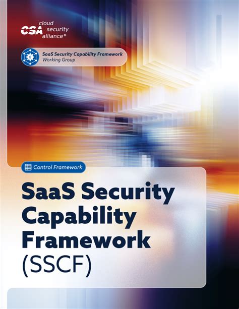 Saas Security Capability Framework Sscf Csa