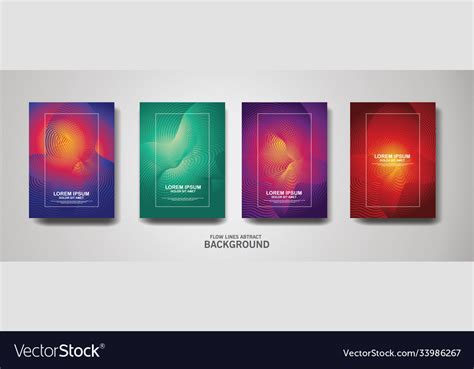 Abstract Flow Lines Pattern Background Royalty Free Vector