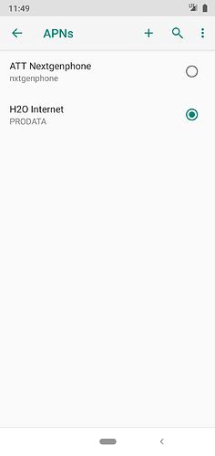 H2O Wireless APN Configuration Wireless Network Configuration Teracube Community