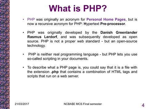 Presentation Php PPT