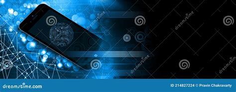 Binary Code Circuit Industrial World Mobile Business Background Background Integration