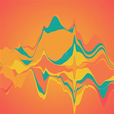 big data visualization streamgraph futuristic infographic stock