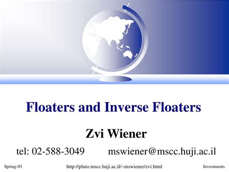 Ppt Floaters And Inverse Floaters Powerpoint Presentation Free Download Id 3607818