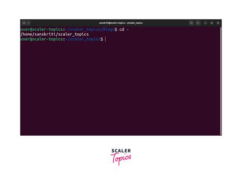 Directory Command In Linux Cheat Sheet Scaler Topics