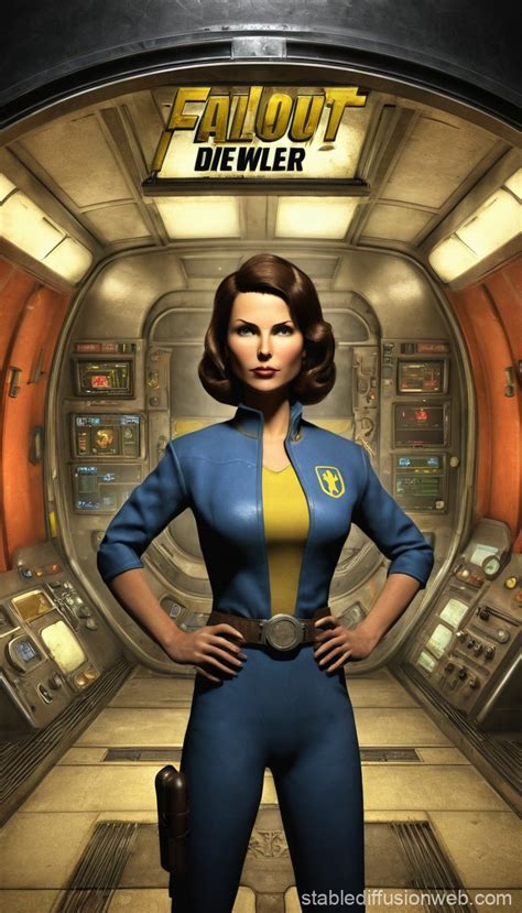 Fallout 1 Vault Dweller Cartoon Style Portraits Stable Diffusion Online