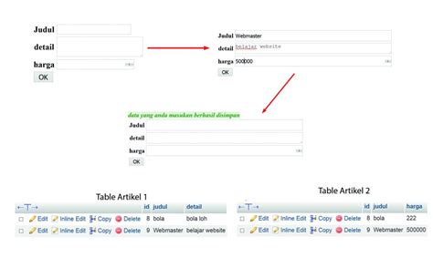 Cara Menginput Data Di Tabel Yang Berbeda Menggunakan Php Mysql