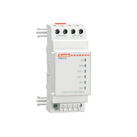 EXPANSION MODULE EXM SERIES FOR MODULAR PRODUCTS OPTO ISOLATED RS INTERFACE AND RELAY