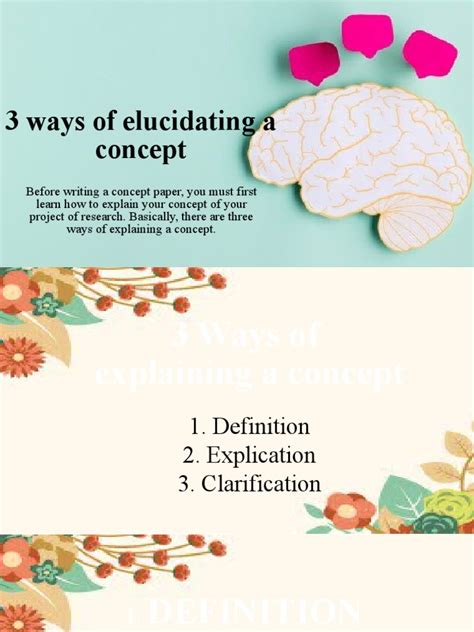 3 Ways Of Elucidating Concept English12 Pdf Definition Concept