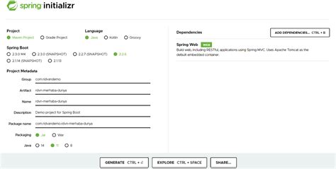 Java Springboot “merhaba Dünya” Herkese Merhabalar Bir çoğumuzun