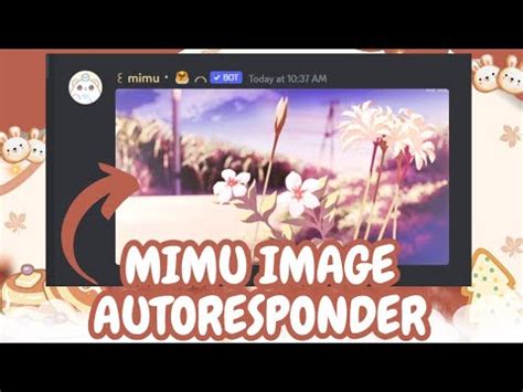 MIMU IMAGE AUTORESPONDER Slash Command 2023 Discord Tutorial YouTube