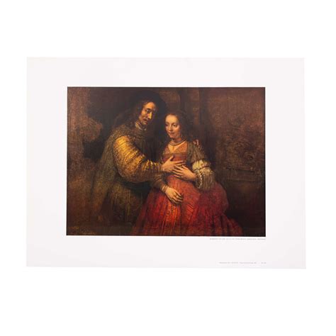 Poster Het Joodse Bruidje Rembrandt Van Rijn MuseumDepotShop