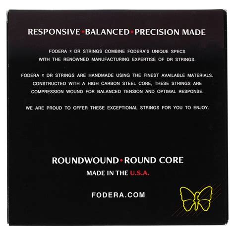 Fodera X Dr 6 String Set Light Steel United States